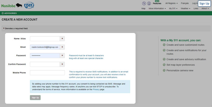 Manitoba All Regions Traffic | Manitoba 511